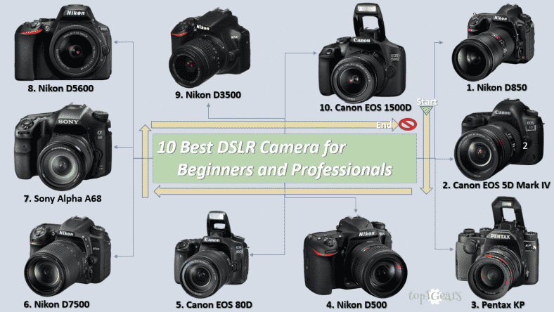 Top 10 Best DSLR Camera for Beginners and Professionals-2020