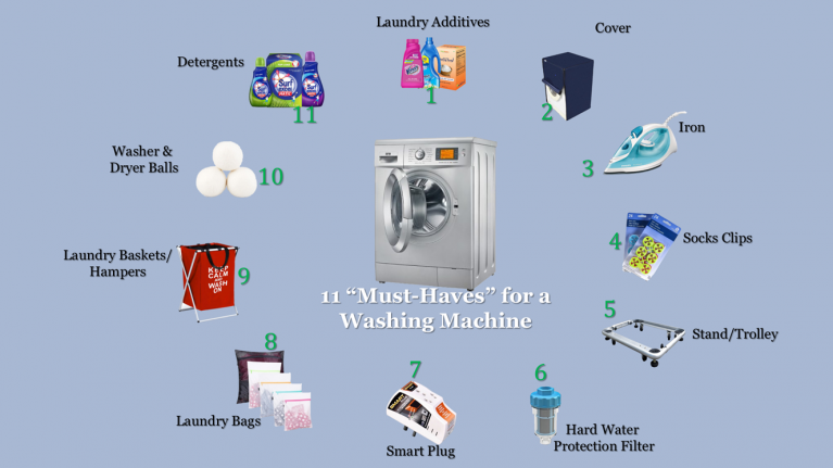 11 Washing Machine Accessories “Must-Haves” for a New Washer