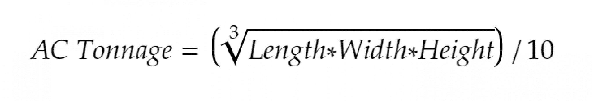 AC Tonnage Calculator to Determine the exact AC Tonnage? - top10gears.com